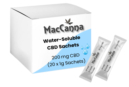 MacCanna CBD Water Soluble Sachets (200mg CBD) - MacCanna